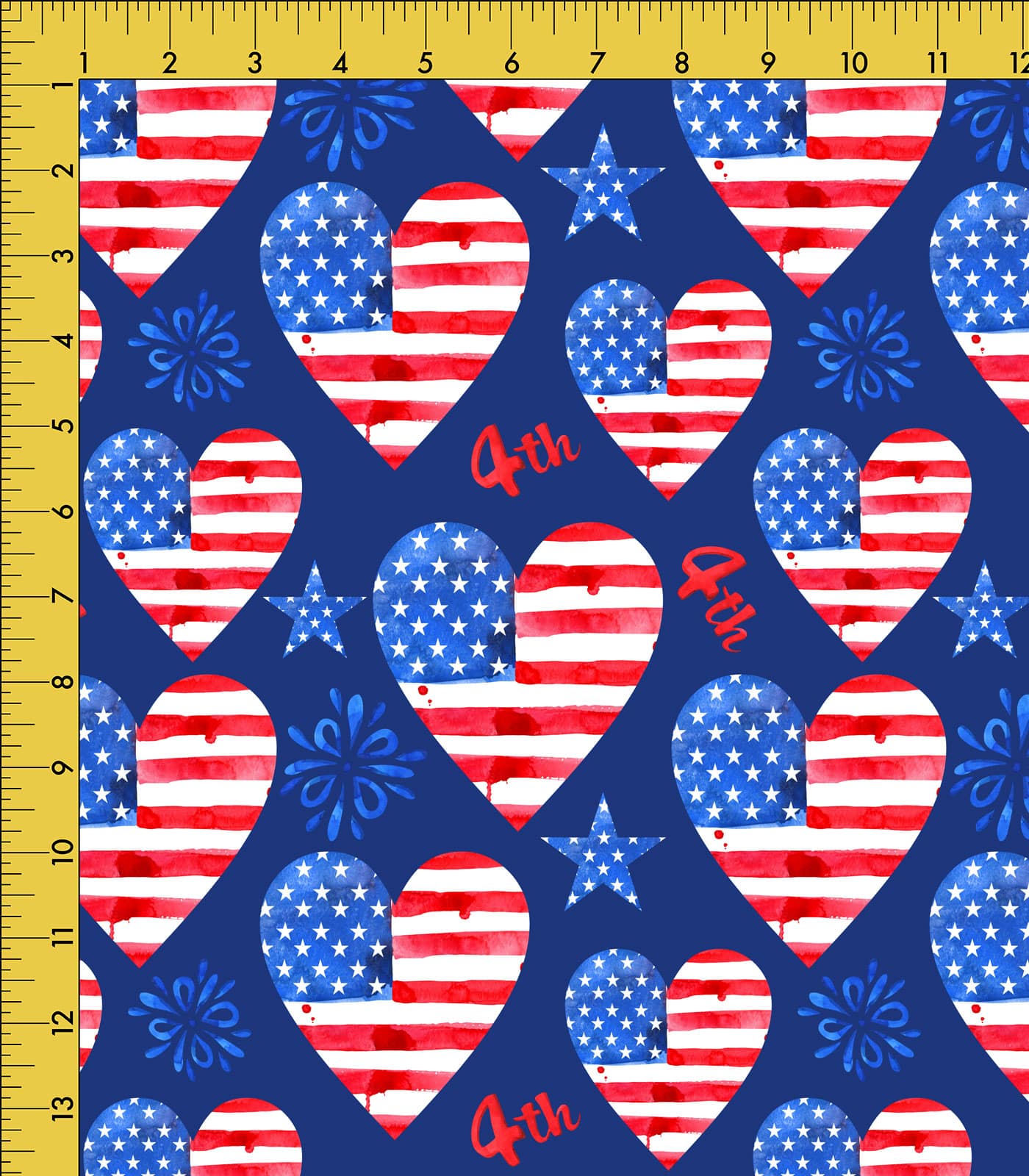 Red/White/Blue Striped/Stars Exclusive Print – Olga's Closet