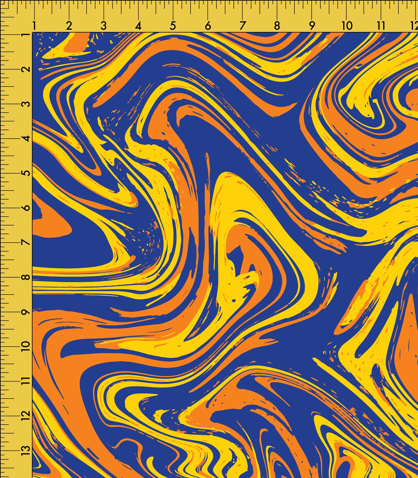 Blue/Yellow/Gold Tie-Dye/Swirls Exclusive Print – Olga's Closet